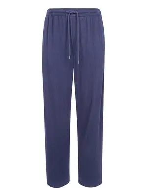 Giorgio Armani Tailored Viscose Trousers - Blue