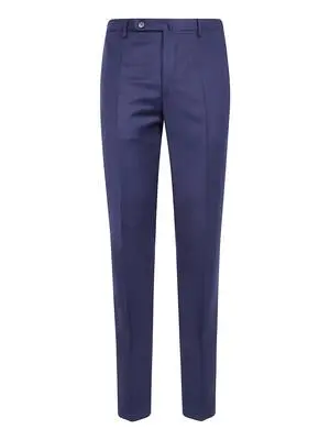 Incotex Pants Regular Fit "classic Regular Chino - Blue