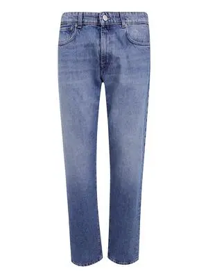 INCOTEX BLUE DIVISION Straight Fit Jeans - Blue
