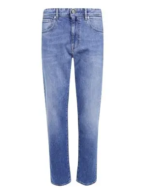 INCOTEX BLUE DIVISION Straight Fit Jeans - Blue