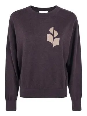 MARANT ETOILE Sweater "marisans" Cotton Roundneck - Brown