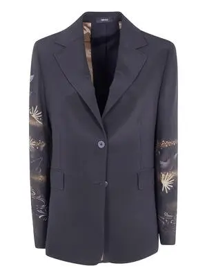 IBRIGU Ibrigu Single-Breasted Silk Jacket