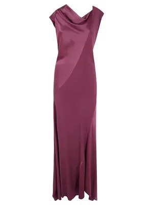 Alberta Ferretti Viscose Maxi Dress - Red