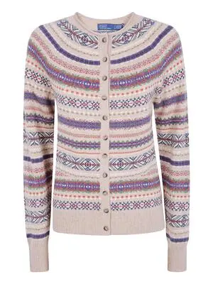 POLO RALPH LAUREN Polo Ralph Lauren Fair Isle Knit Wool Cardigan