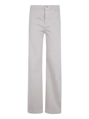 Seventy Jeans Wide Leg Cotton - White