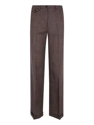Seventy Classic Wool Trousers - Brown