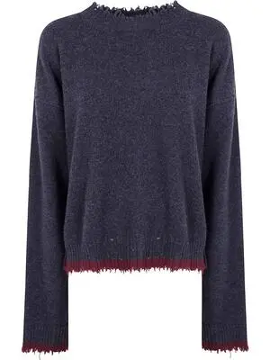 UMA WANG Long Sleeve Crewneck Sweater - Green