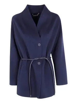 SEVENTY Seventy Wool Blend Short Coat