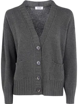 BASE BASE V-Neck Fine Knit Cardigan