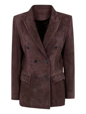 Seventy Suede Jacket - Brown