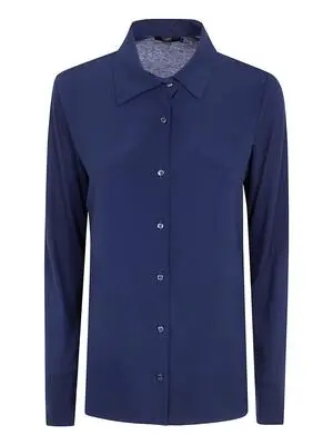 Seventy Jersey Crepe Shirt - Blue