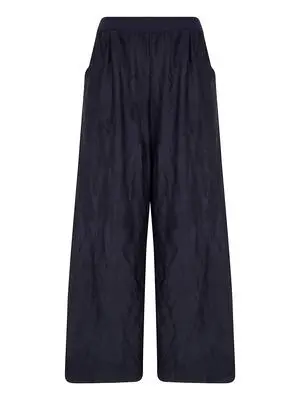 MARIA CALDERARA Maria Calderara Faux Suede Textured Trousers