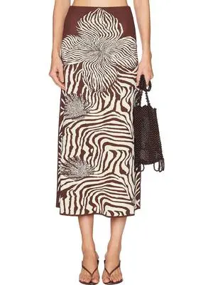 Alexis Alexis Jazlyn Skirt Brown Blossom