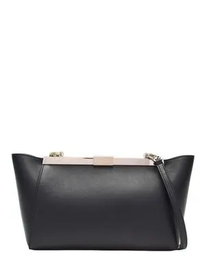 Giorgio Armani Leather Clutch - Black
