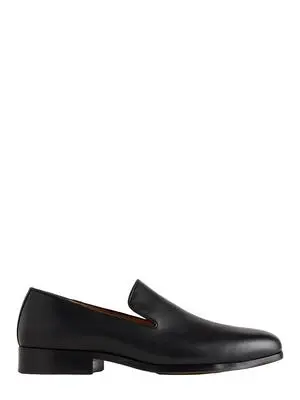 Quince Crafted Leather Slip-on Loafer - Black