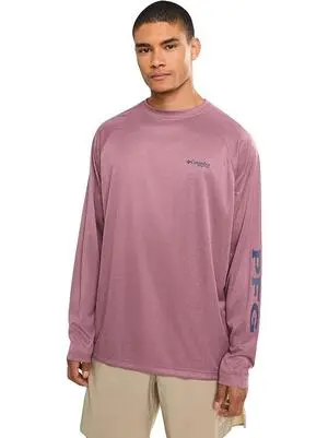 Columbia Pfg Terminal Tackle Long Sleeve Shirt - Purple