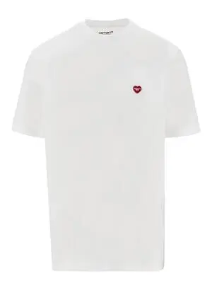 Carhartt Work In Progress Mall Heart' Cotton T-hirt - White
