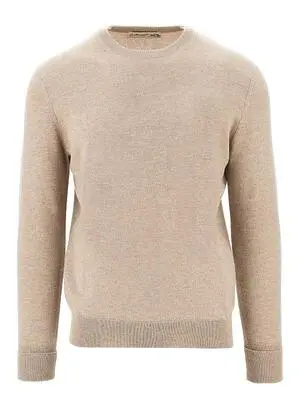 BALLANTYNE Cashmere Crewneck Sweater - Beige