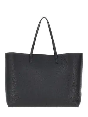 FENDI FENDI Grained Leather Shopping Bag