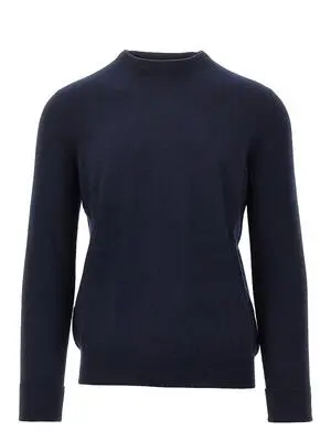 BALLANTYNE Cashmere Crewneck Sweater - Blue
