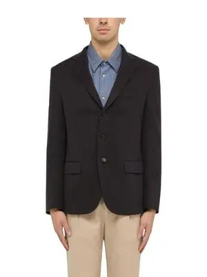 Loro Piana Single-breasted Suit Jacket - Black