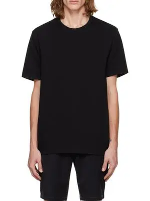Vince T-shirt With Round Neck And Short Sleeves - Black