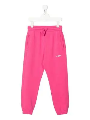 Off-White Diagonal Stripe Logo Tracksuit Bottoms - Pink