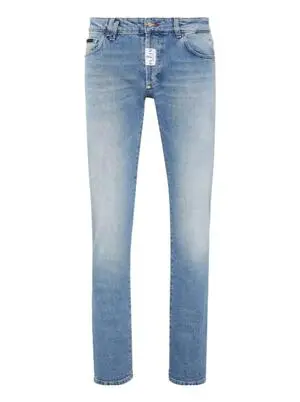Philipp Plein Belt-loop Jeans - Blue