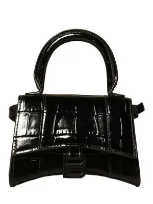 Balenciaga Mini Hourglass Bag - Black