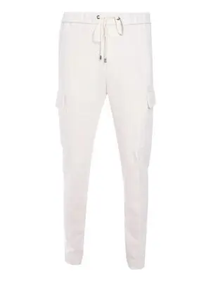Peserico Logo-plaque Track Pants - White