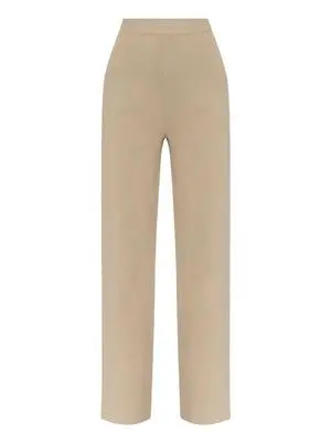 Nanushka Straight-leg Knitted Trousers - Nude