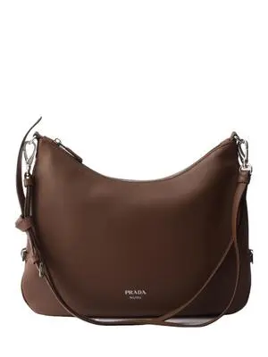 Prada Leather Shoulder Bag - Black
