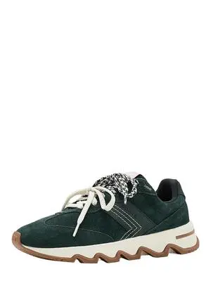Sorel SOREL Kinetic Ember LX Suede Sneakers With Full-Grain Leather Overlays Green
