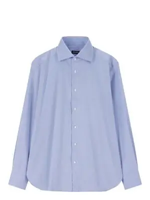 Zegna Long-sleeved Shirt - Blue