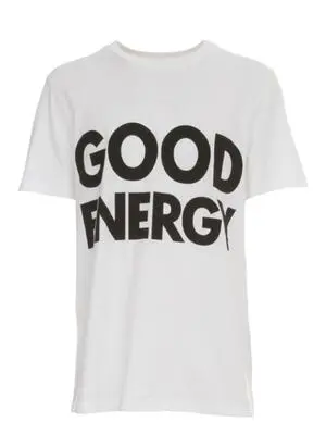 Moschino Good Energy Cotton T-shirt - White