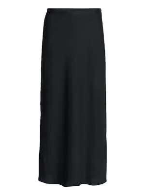 Calvin Klein Crepe Midi Skirt - Black