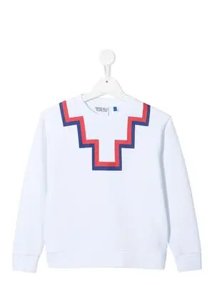 MARCELO BURLON COUNTY OF MILAN Long-sleeved Sweater - White