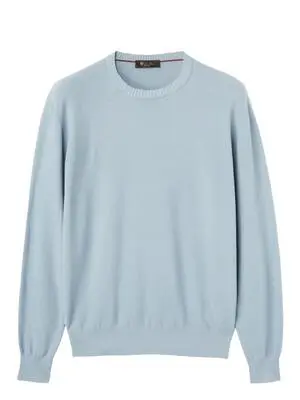 Loro Piana Round Neck Sweater - Blue