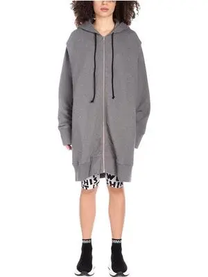 MAISON MARGIELA Oversized Zip Hoodie - Gray