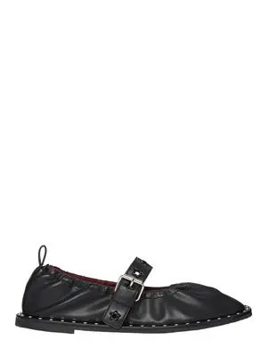 Stella McCartney Stella McCartney Falabella Star-Studded Ballet Flats Black
