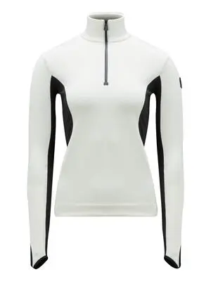 Moncler Half-zip Sweater - White