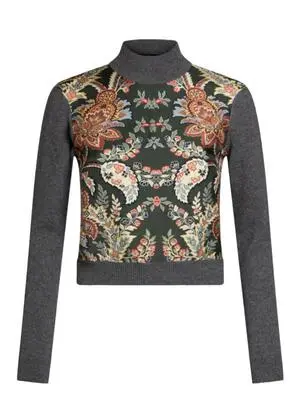 ETRO Etro Panelled Long-Sleeve Shirt