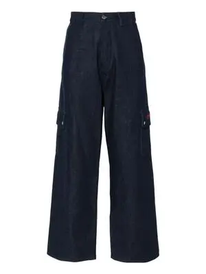 Off-White Script Cargo Jeans - Black