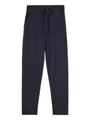 Loro Piana Drawstring Knitted Pants - Navy Blue