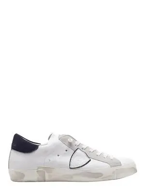 Philippe Model Logo Detail Casual Sneakers - White