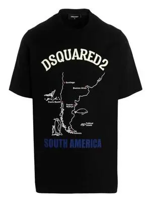 Dsquared2 Logo-print Short-sleeve T-shirt - Black