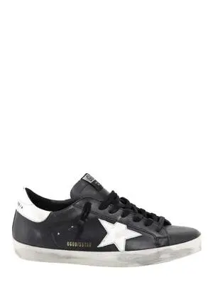 GOLDEN GOOSE Superstar Low Top Sneakers - Black