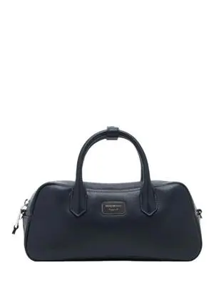 Emporio Armani Top Handle Clutch Bag - Black