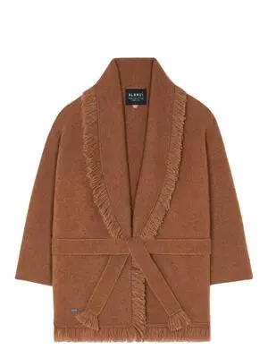 Alanui Finest Fringed-edge Cardigan - Brown
