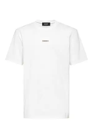 Dsquared2 Gummy Logo Regular Fit T-shirt - White